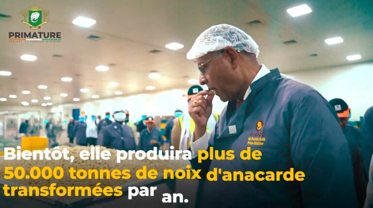 L'usine d’anacarde de Toumodi : symbole de l’accélération de la