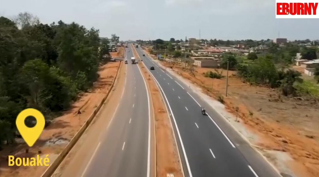 Côte d'Ivoire : l'autoroute du Nord section Tiébissou-Bouaké inaugurée ...