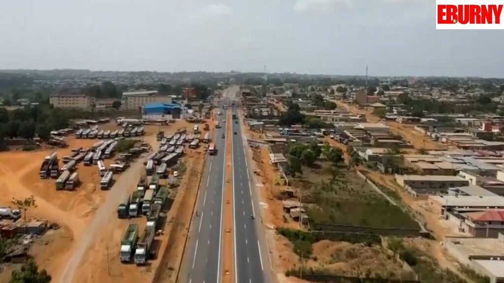 Côte d'Ivoire : l'autoroute du Nord section Tiébissou-Bouaké inaugurée ...
